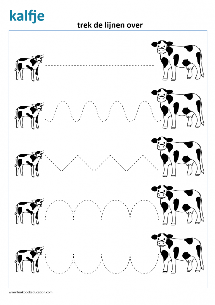 Werkblad Woordzoeker Jonge Dieren - Lookbook Education Nederland