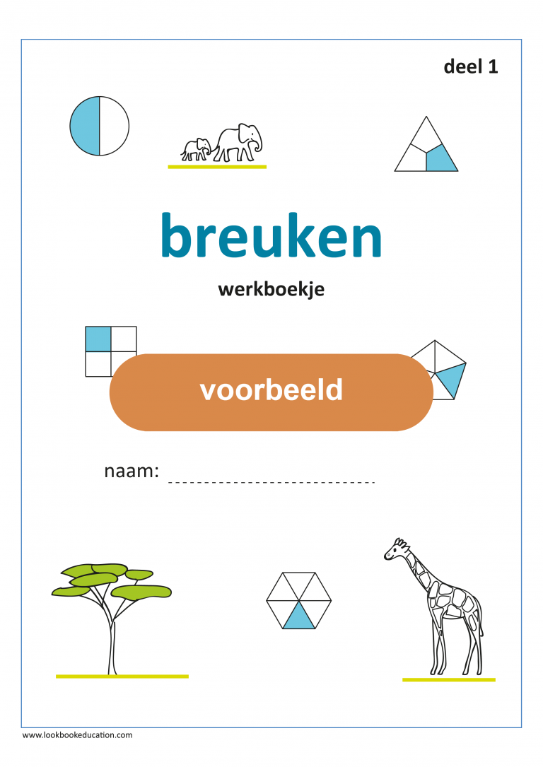 Werkblad Breuken Optellen - LookbookEducation.com/nl