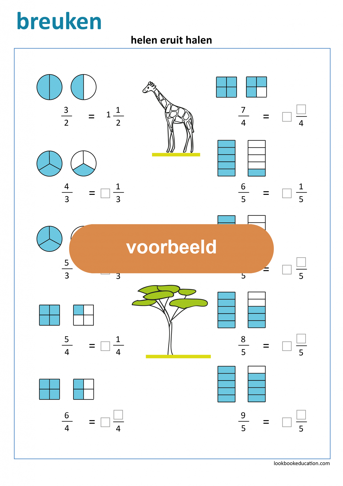Werkblad Breuken Helen eruit halen - LookbookEducation.com/nl