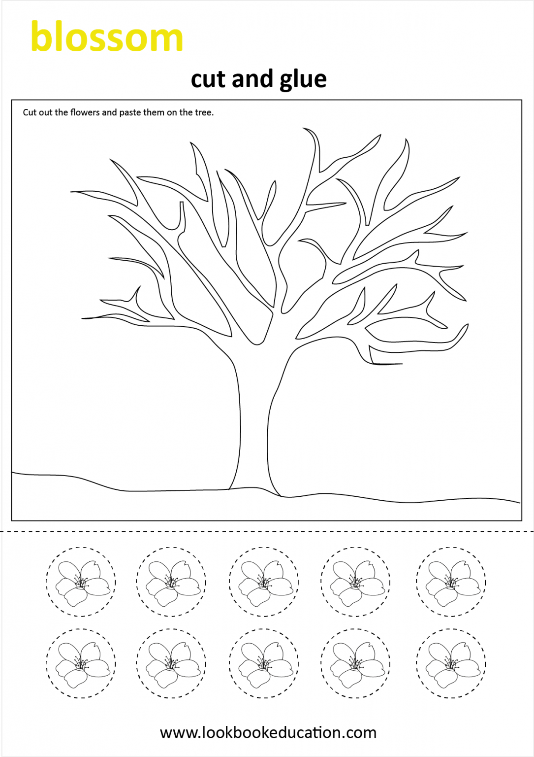 Worksheet Spring Blossom - Lookbook Education