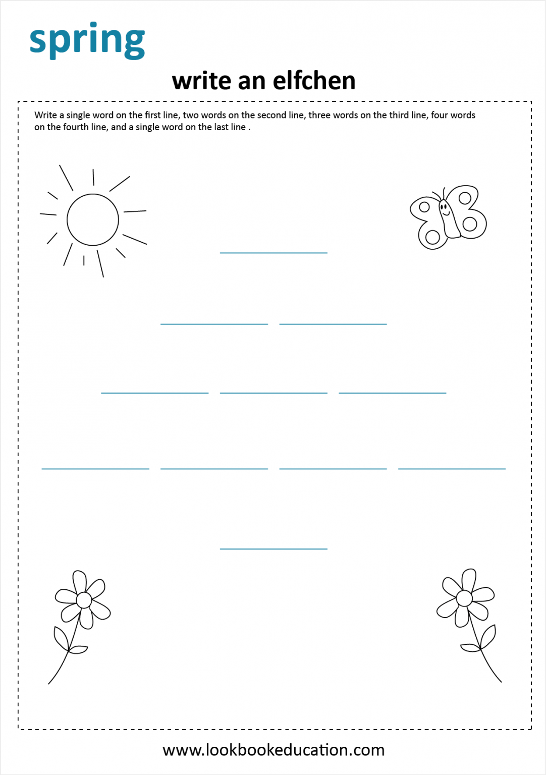 Worksheet Spring Memory - Lookbook Education
