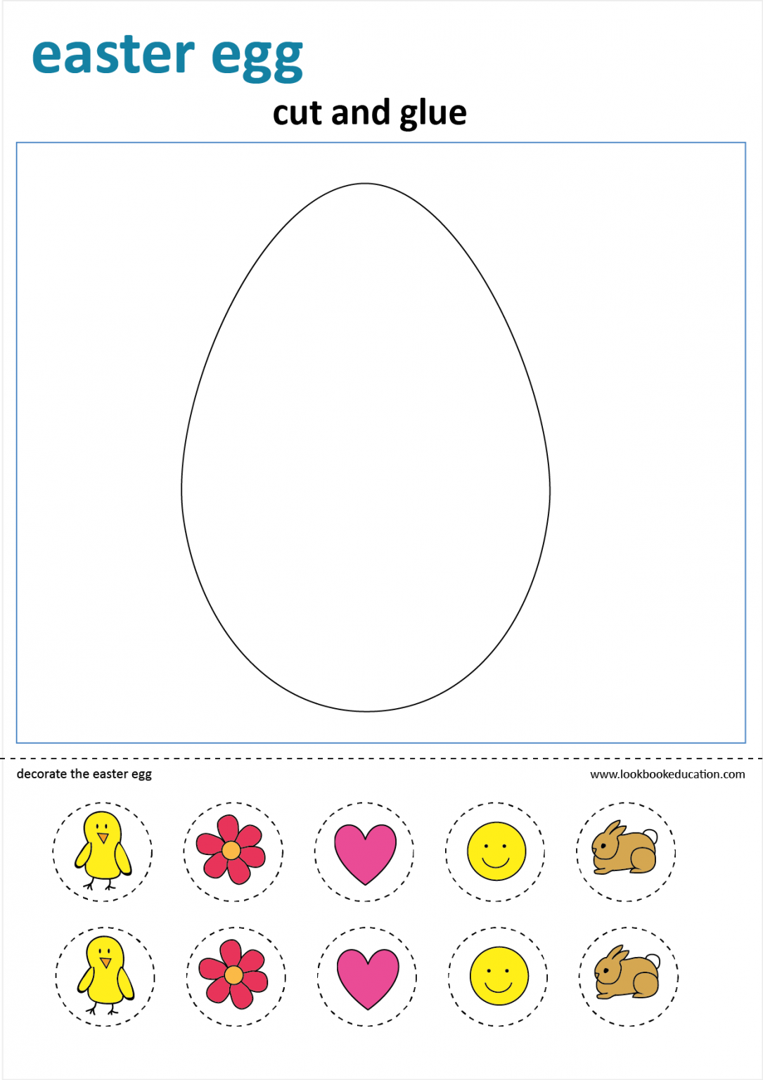 Worksheet Easter Craft - Lookbook Education