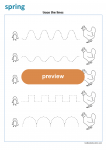 Worksheet Tracing Chicken - Lookbook Education