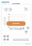 Worksheet Count and Graph Autumn - LookbookEducation.com